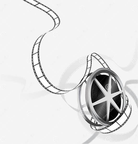 Vector film roll stock vector. Illustration of filmstrip - 6572684