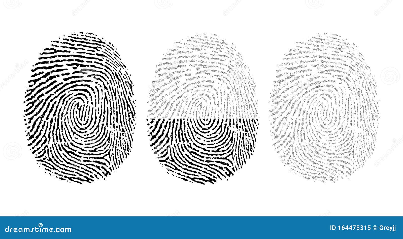 Fingerprint Consisting of Binary Code Stock Vector - Illustration of ...