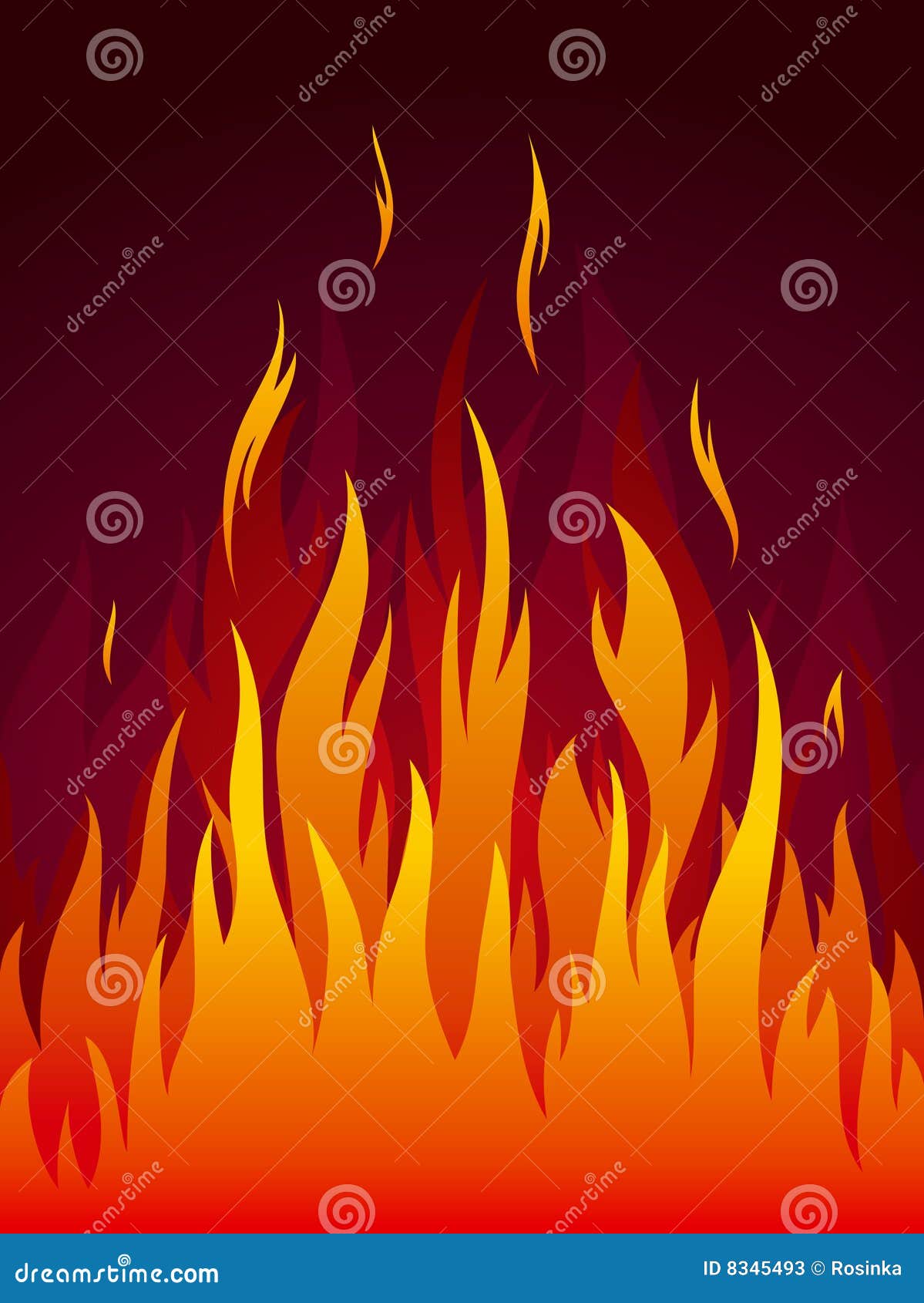 Vector fire stock vector. Illustration of fire, backdrops - 8345493