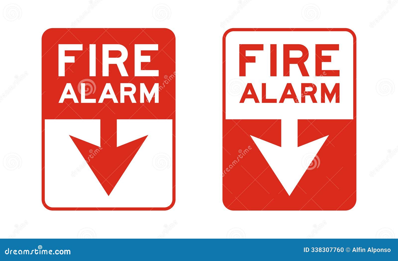 Vector Fire Alarm Symbol Sign Stock Vector - Illustration of smoke ...