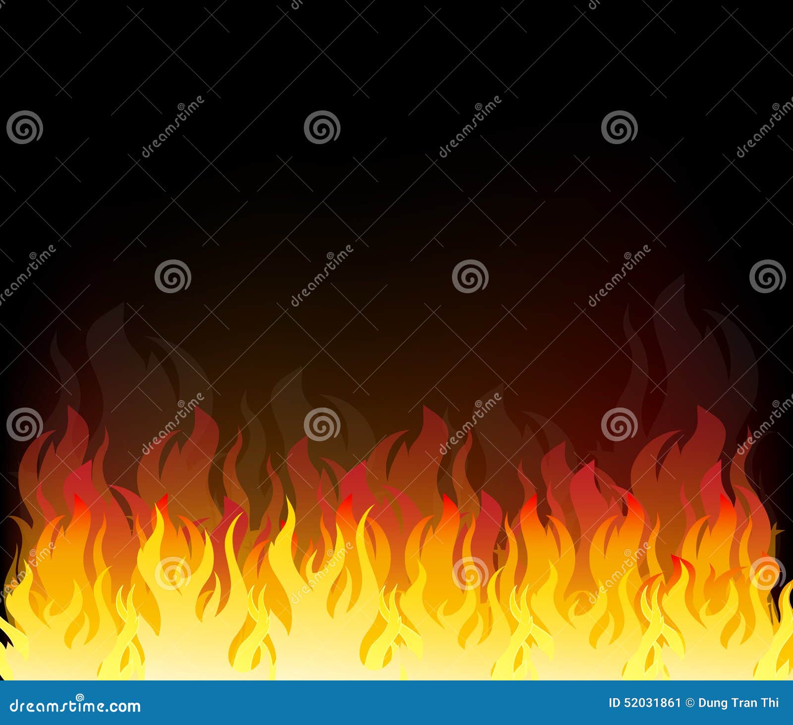 Vector of Fire Elements stock vector. Illustration of heat - 52031861
