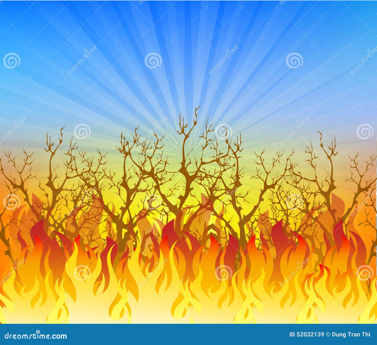 Vector of Fire Elements stock vector. Illustration of fireball - 52032139