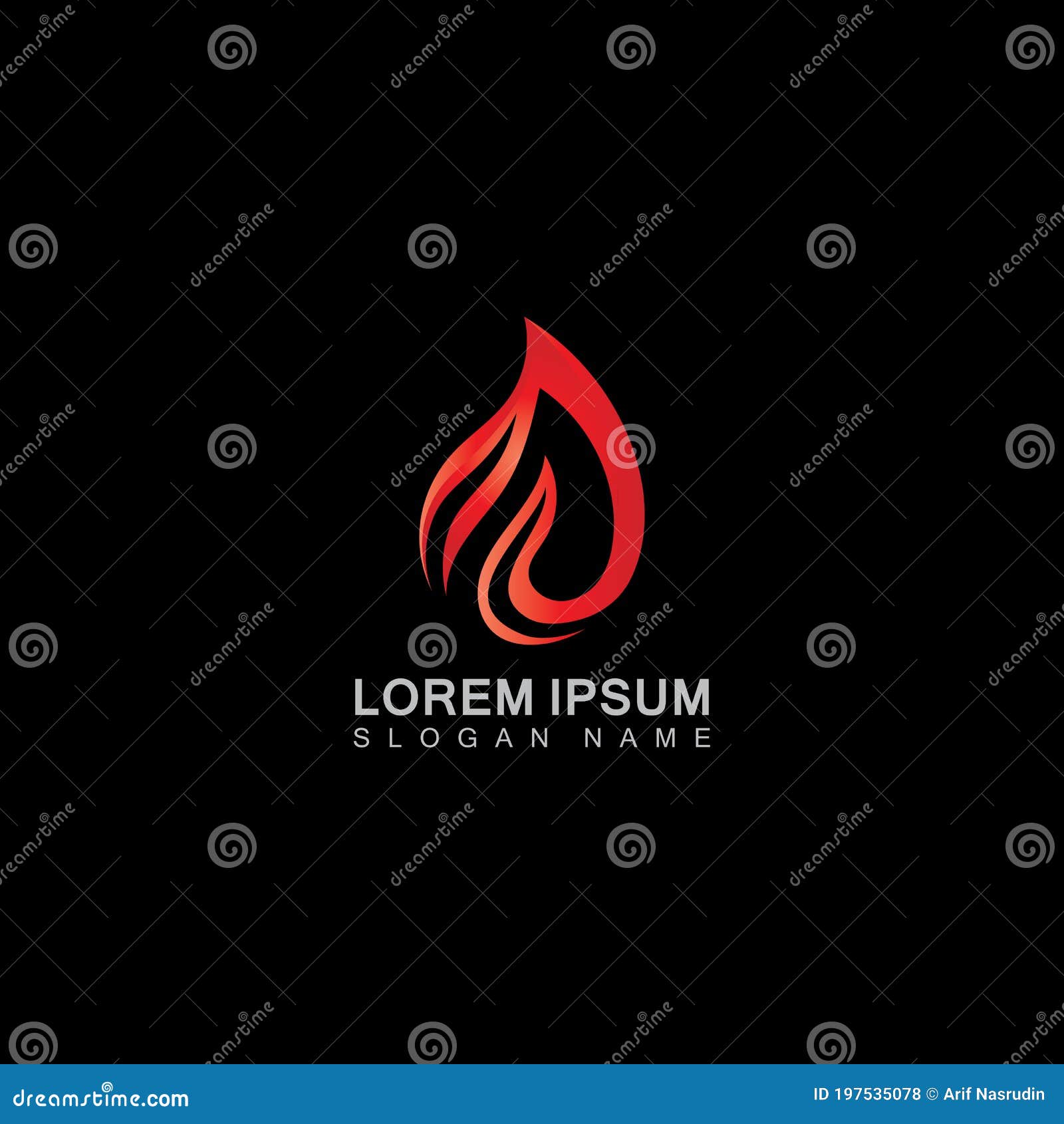 Vector Fire Flame Simple Abstract Icon, Symbol, Logo Design Stock ...