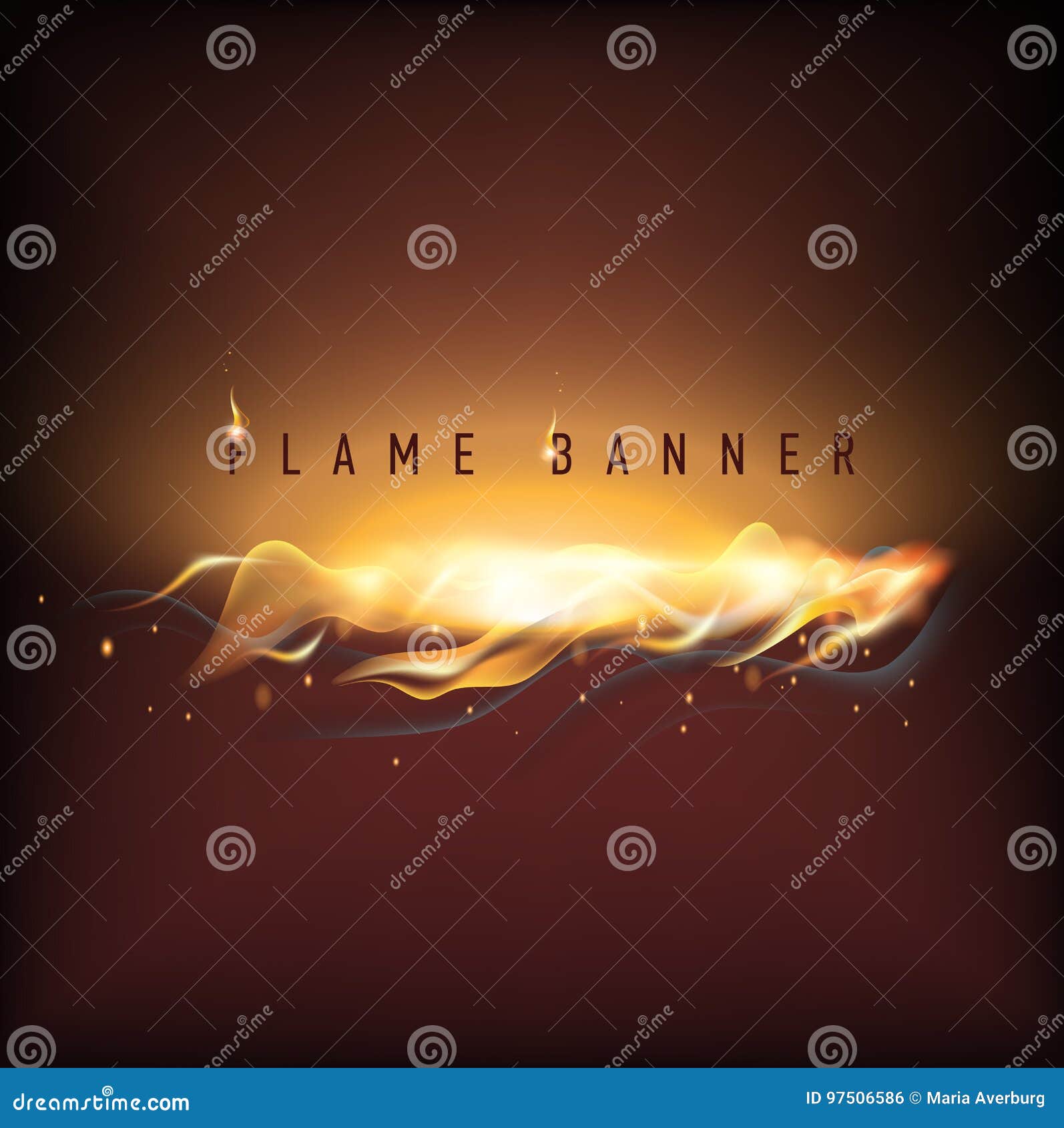 Vector Fire Illustration. Business Promotion. Vector Illustration Stock ...