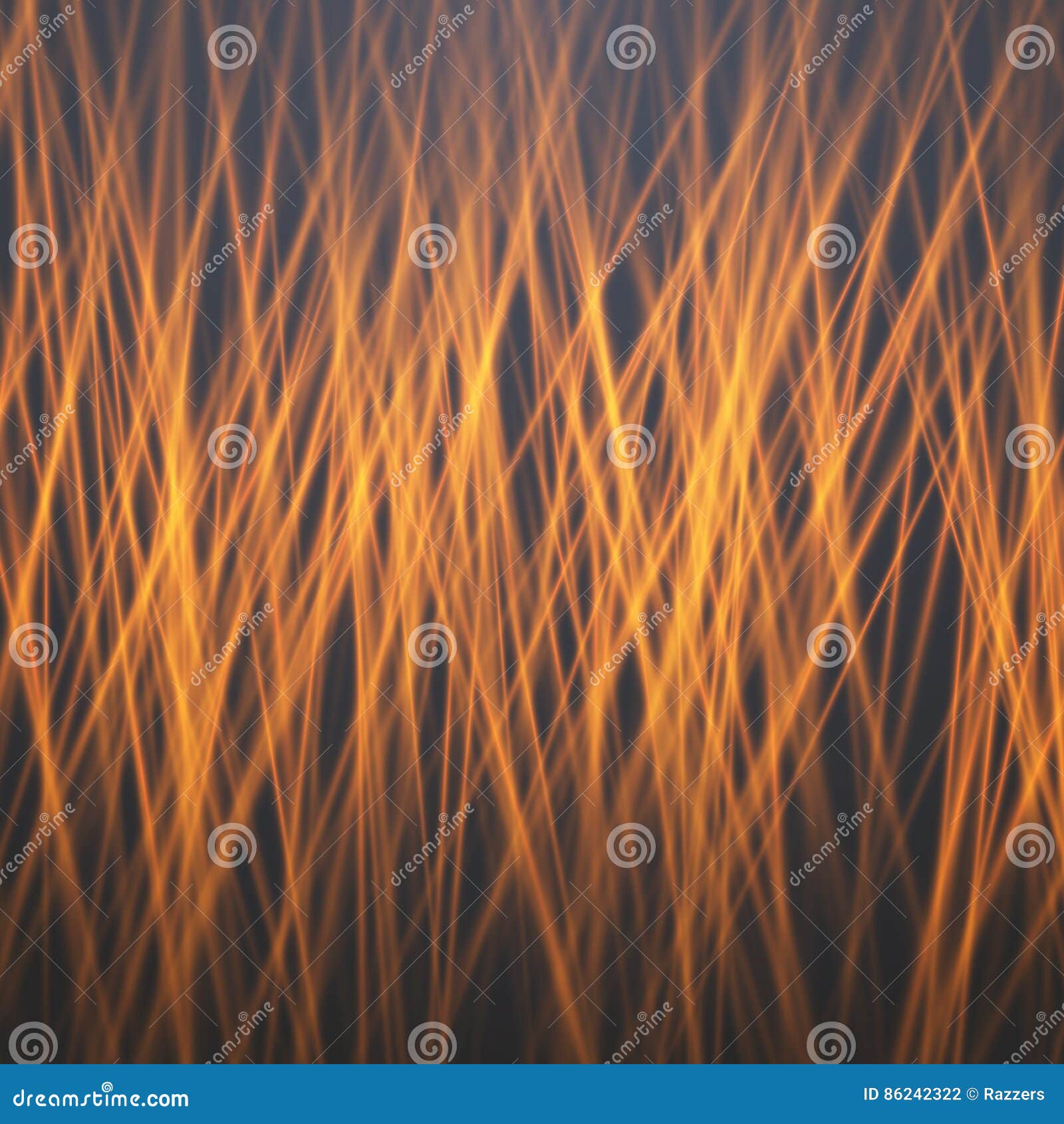 Vector Fire. Motion Graphics Fire Flow Template Stock Vector ...