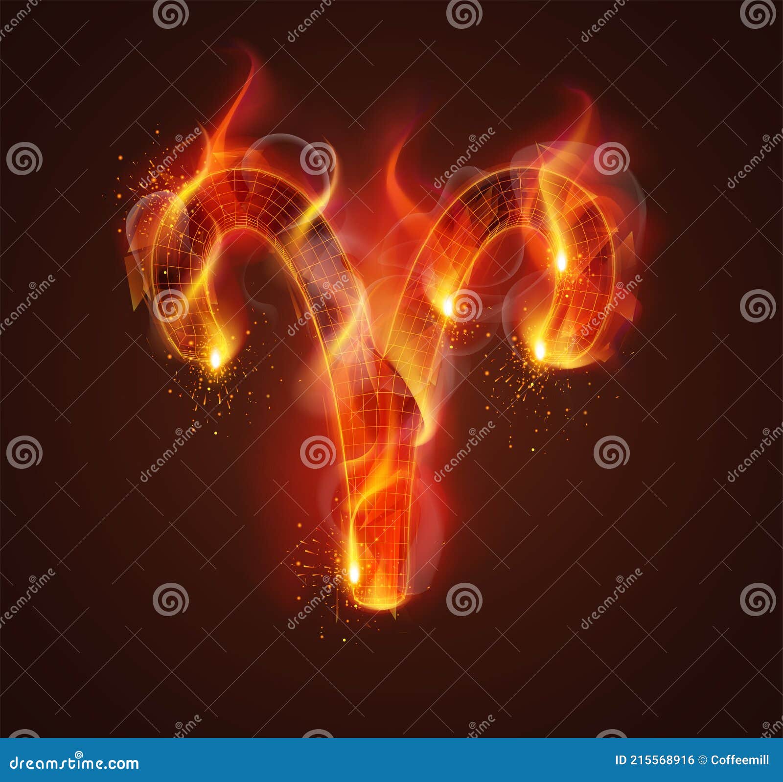 Vector Fire Symbol. Bright Burning Stock Vector - Illustration of ...