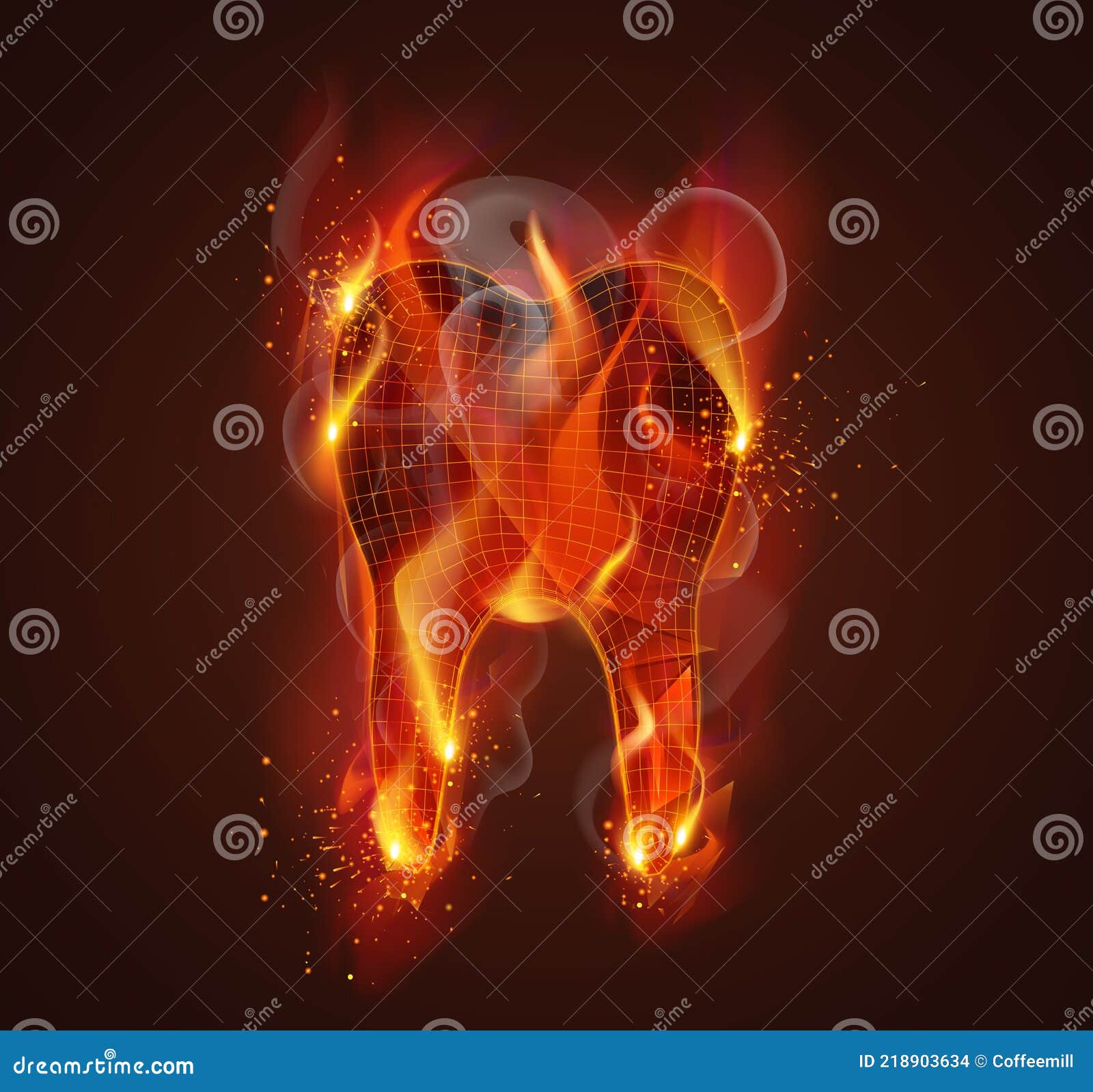 Vector Fire Symbol. Bright Burning Stock Vector - Illustration of ...