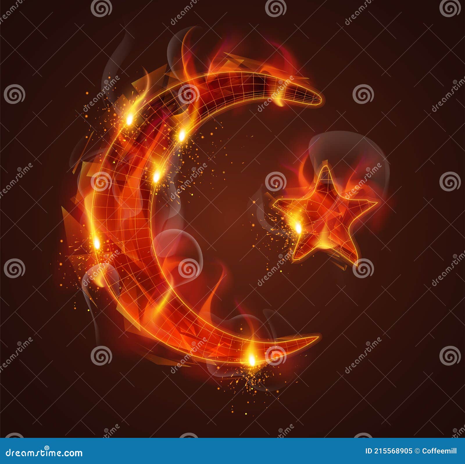 Vector Fire Symbol. Bright Burning Stock Vector - Illustration of game ...
