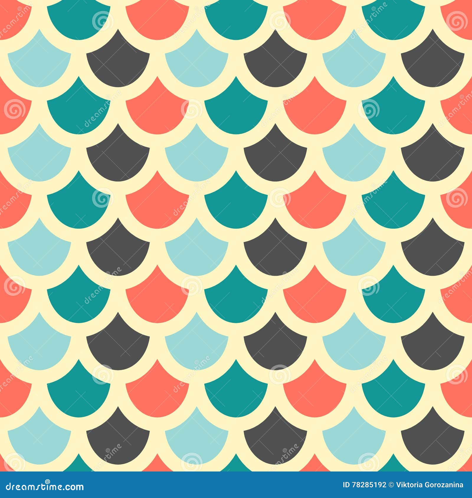 Vector. Fish Skin Style Seamless Pattern. Background Suitable for ...