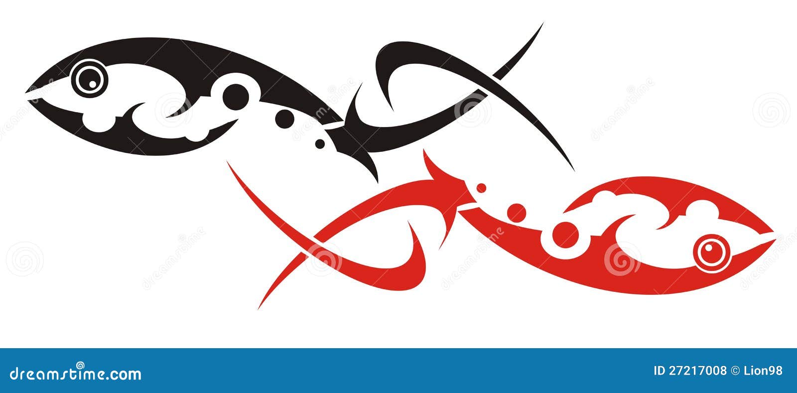 Vector fish symbols stock vector. Illustration of element - 27217008