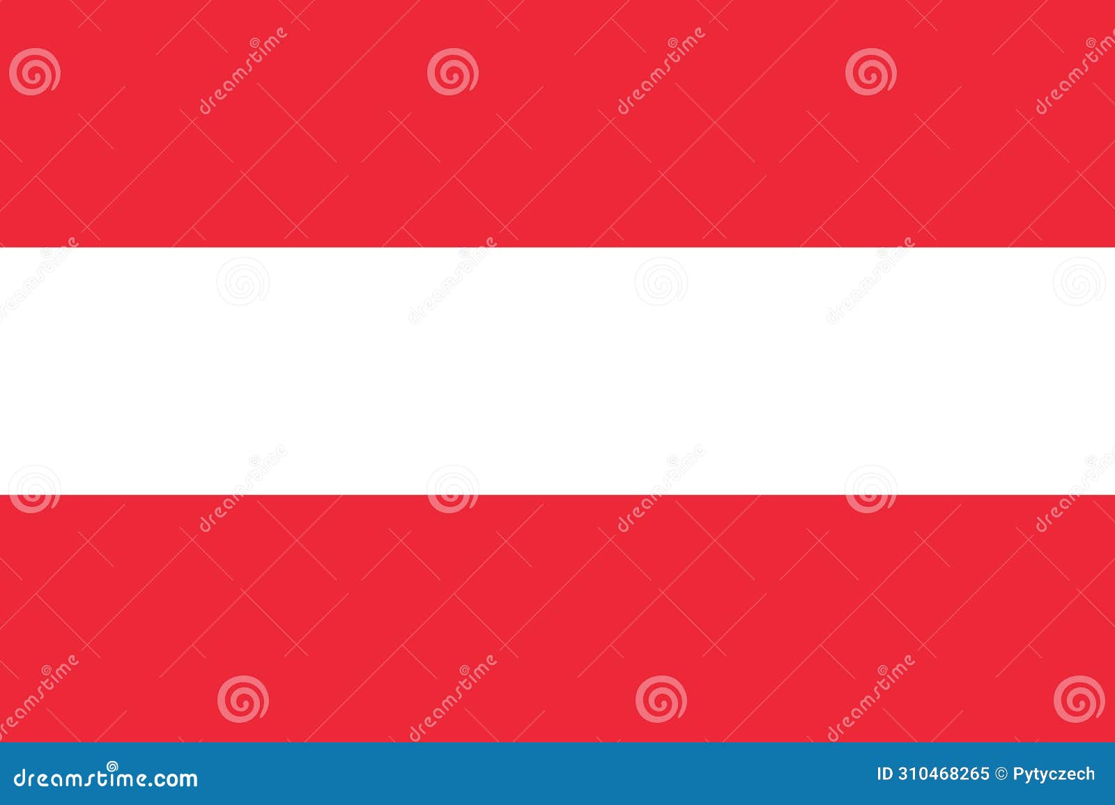 Vector flag of Austria stock vector. Illustration of country - 310468265