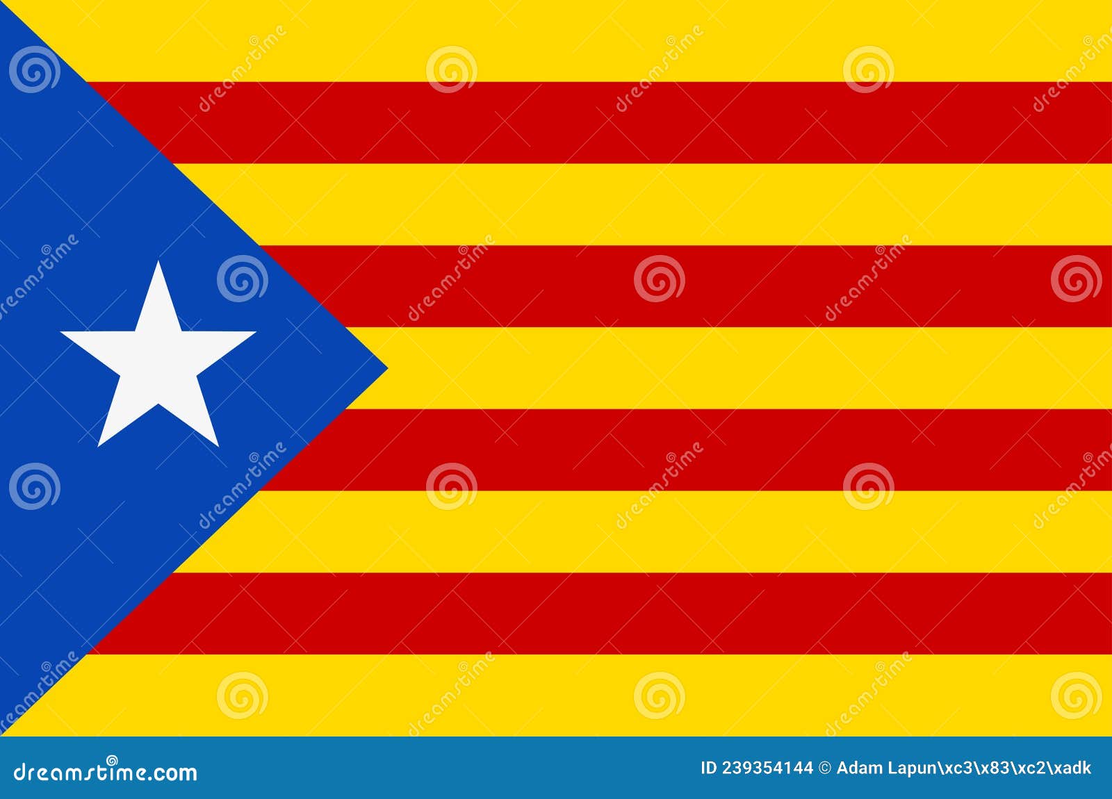 Catalonia Autonomous Community Of Spain Political Map Vector ...