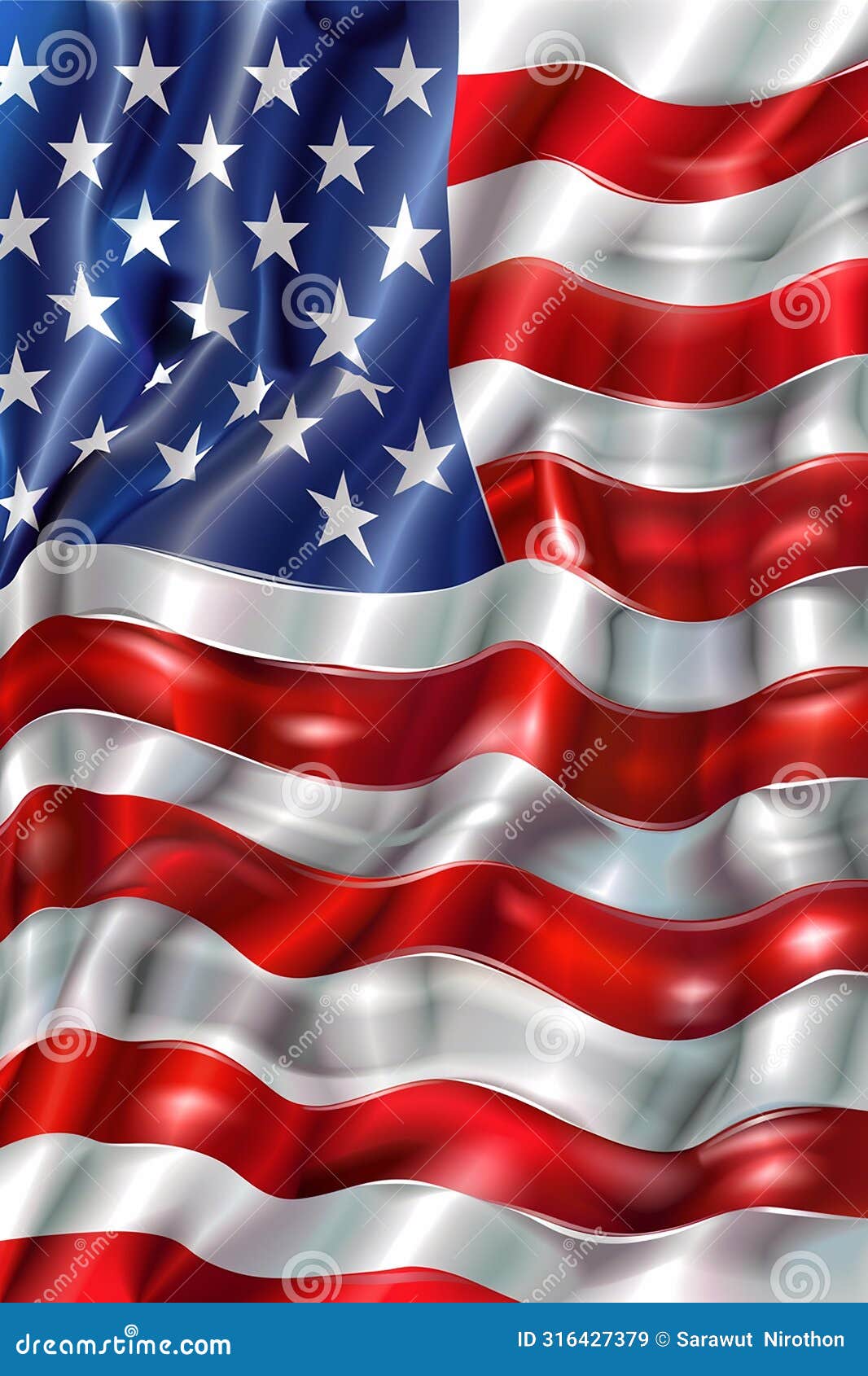 Vector of Flag for President Day Background Stock Illustration ...