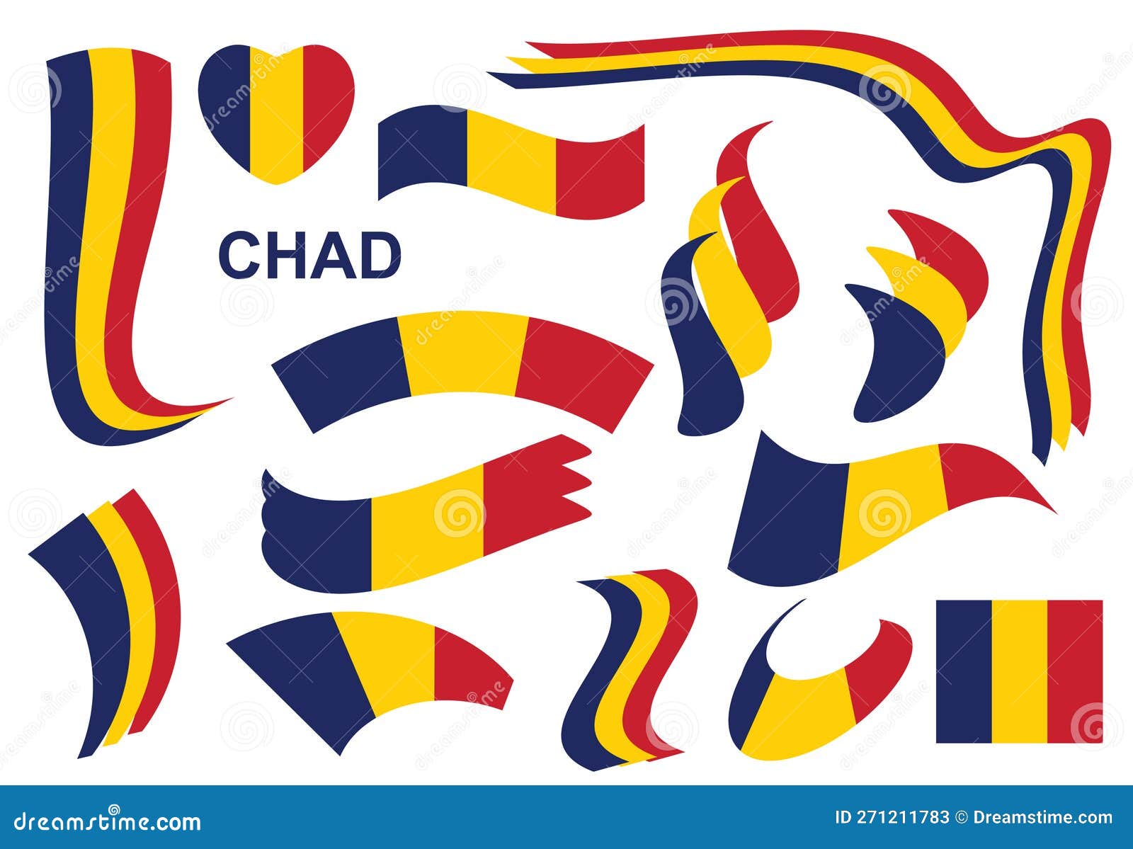 Map Of The Republic Of Chad Vector Illustration | CartoonDealer.com ...