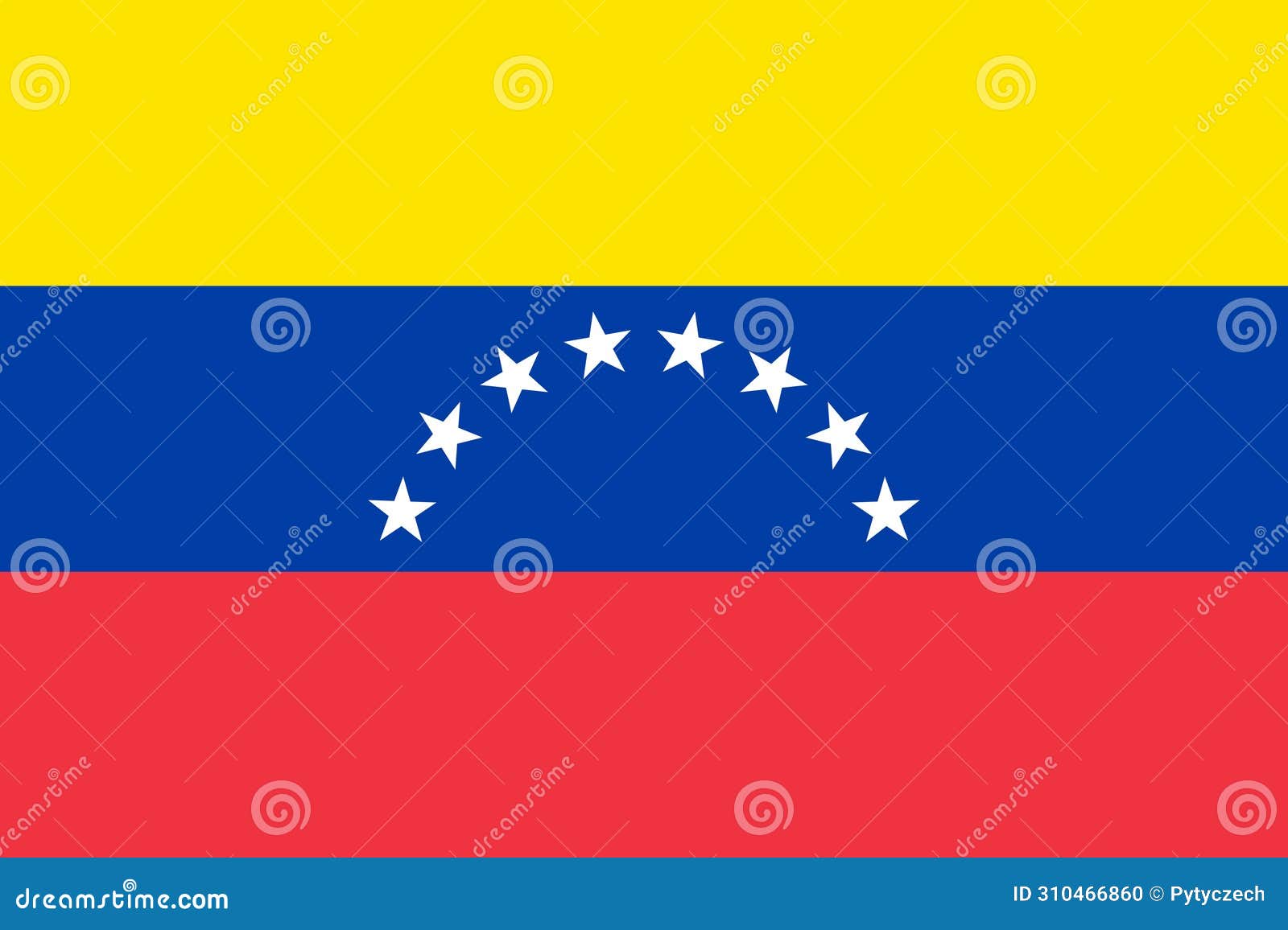 Vector flag of Venezuela stock illustration. Illustration of country ...