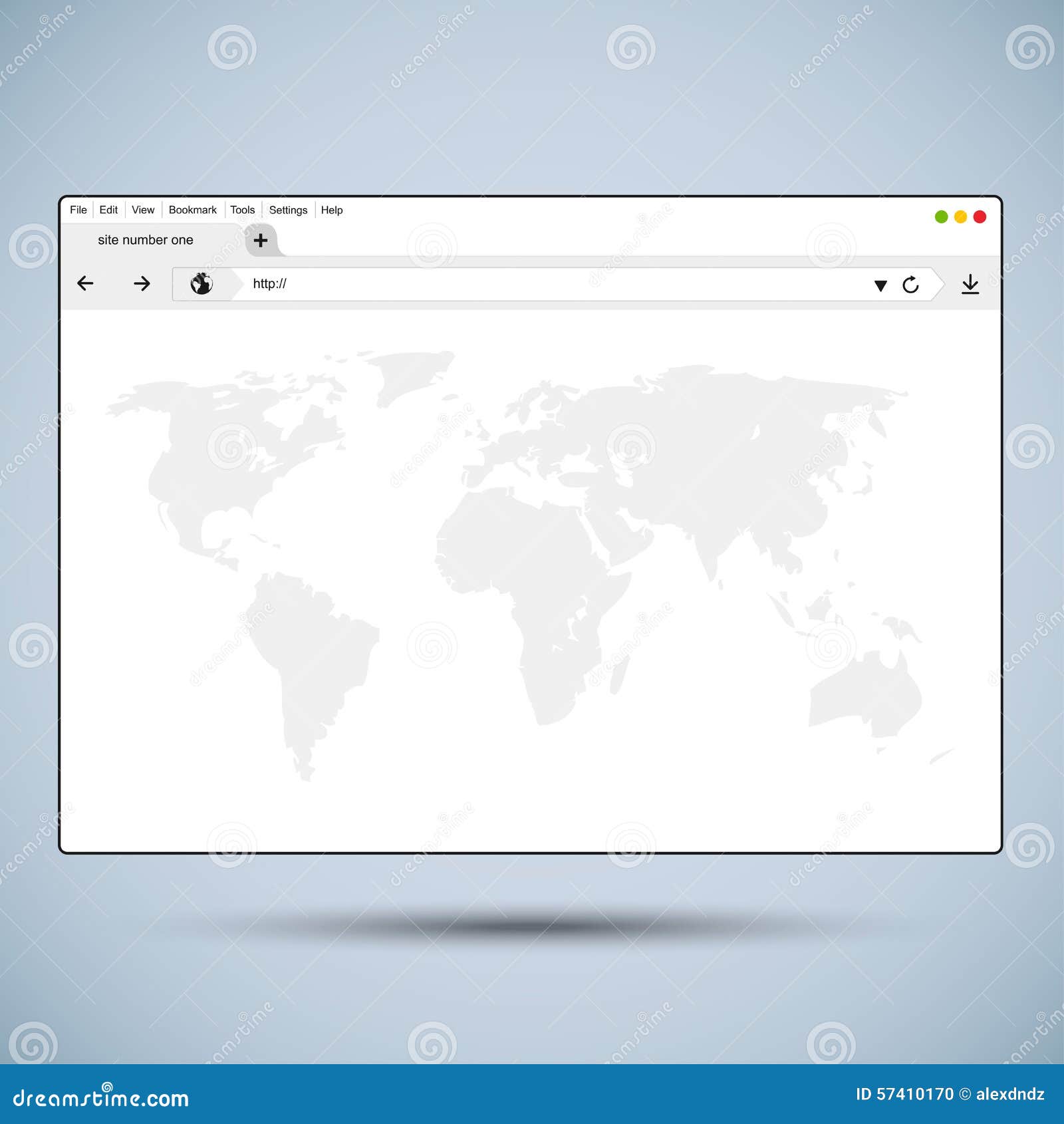 Vector flat browser design stock vector. Illustration of application ...