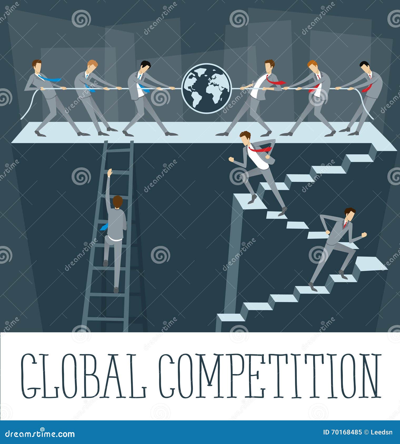 Global Competition Royalty-Free Stock Image | CartoonDealer.com #41412766