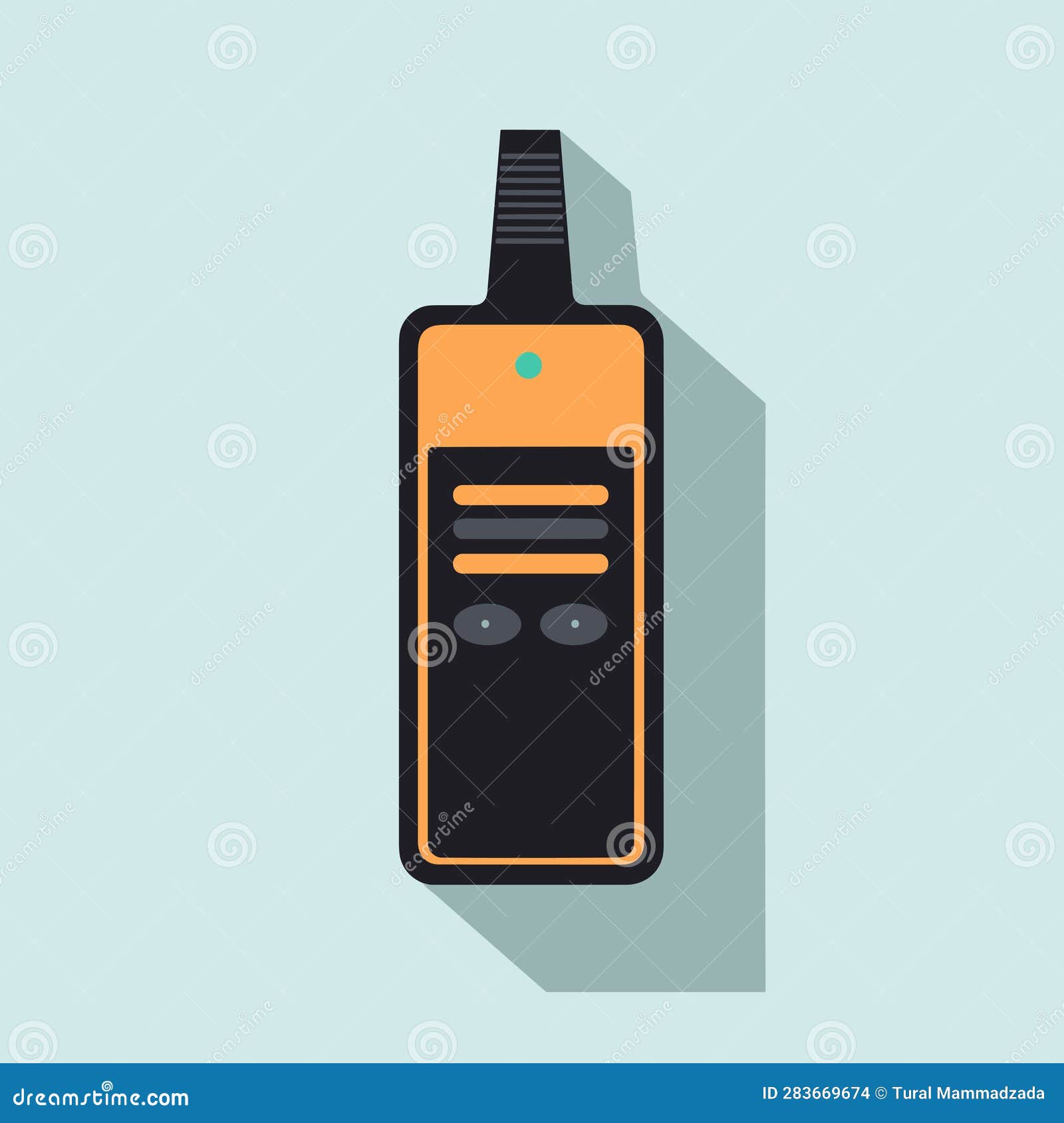 Vector of a Flat Cell Phone Icon Stock Vector - Illustration of ...