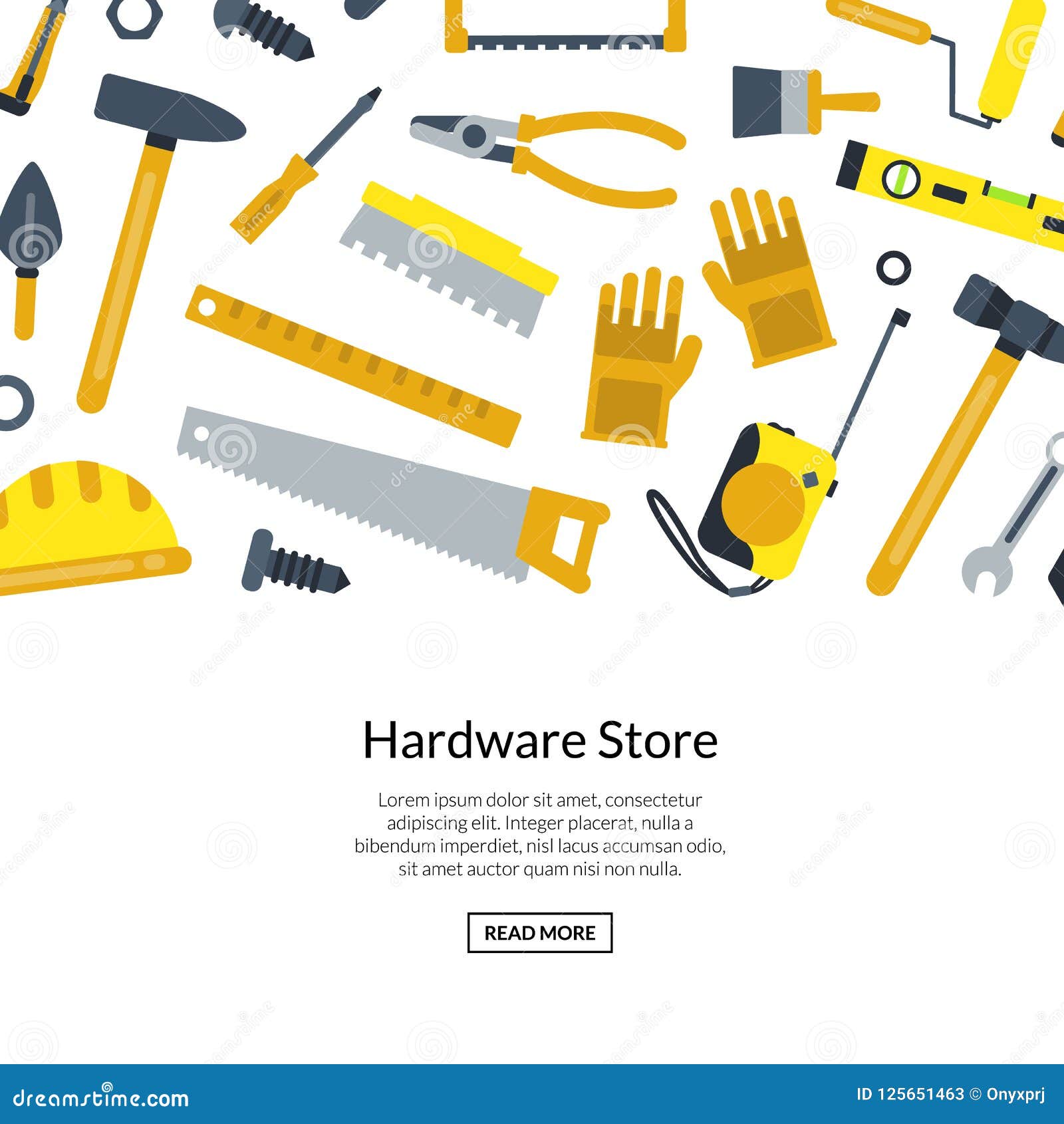 Vector Flat Construction Tools Background Illustration Stock Vector ... Vector Flat Construction Tools Background Illustration Stock Vector ...