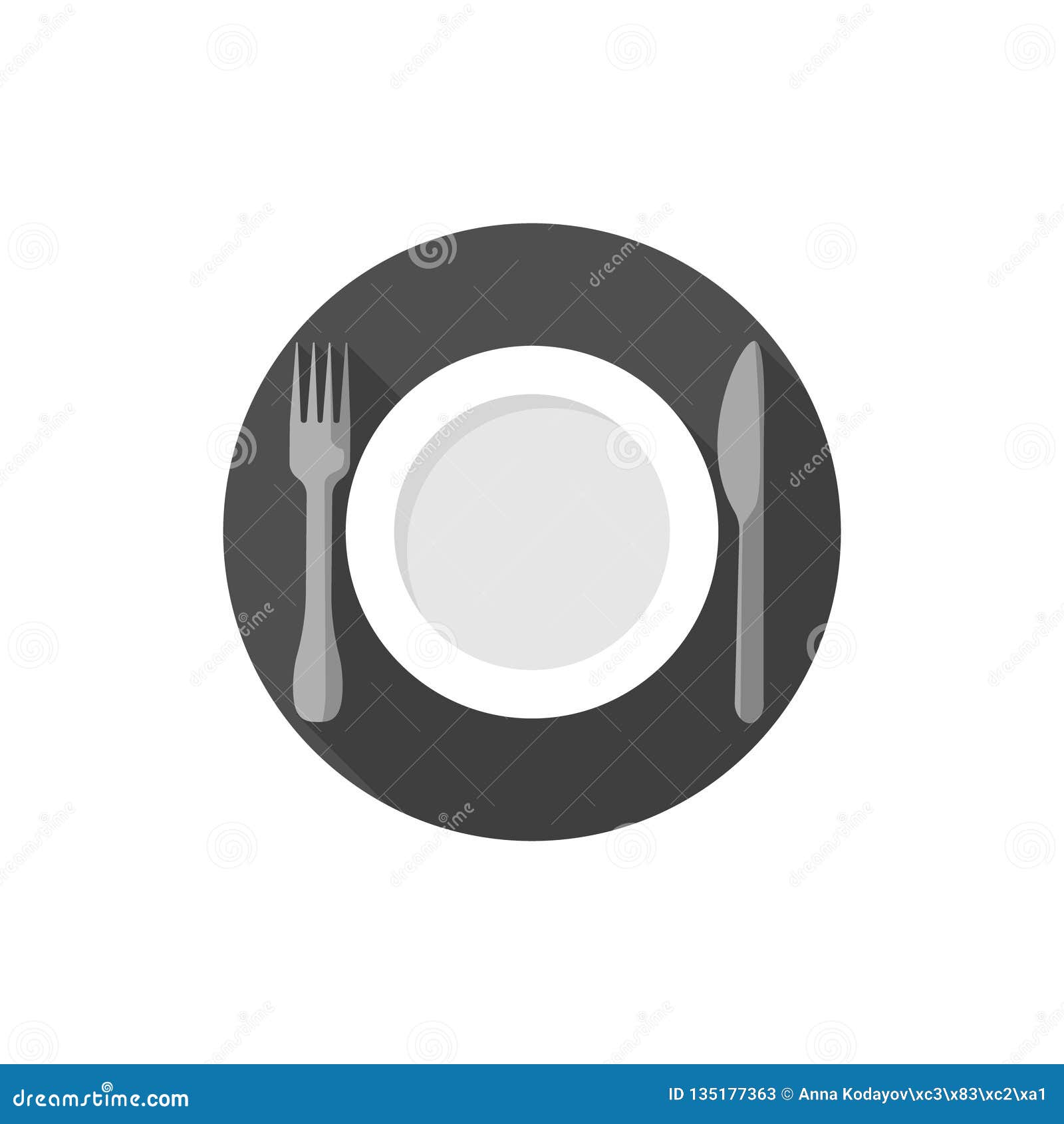 Eating Etiquette, Forks And Knives Signals. Finished. Royalty-Free ...