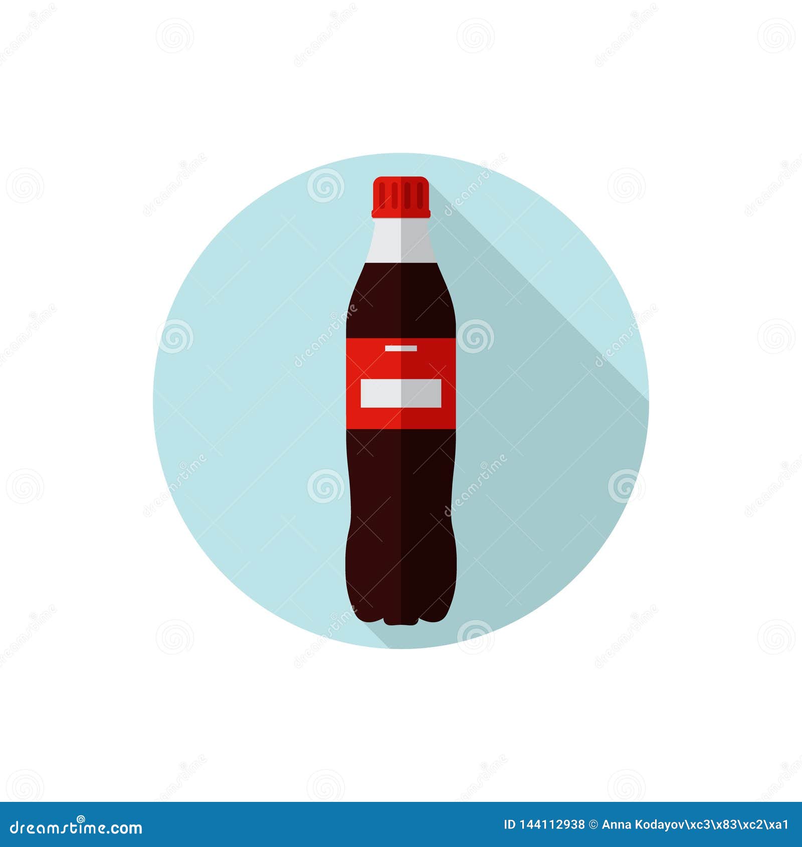 Flat design Soda stock illustration. Illustration of food - 144112938