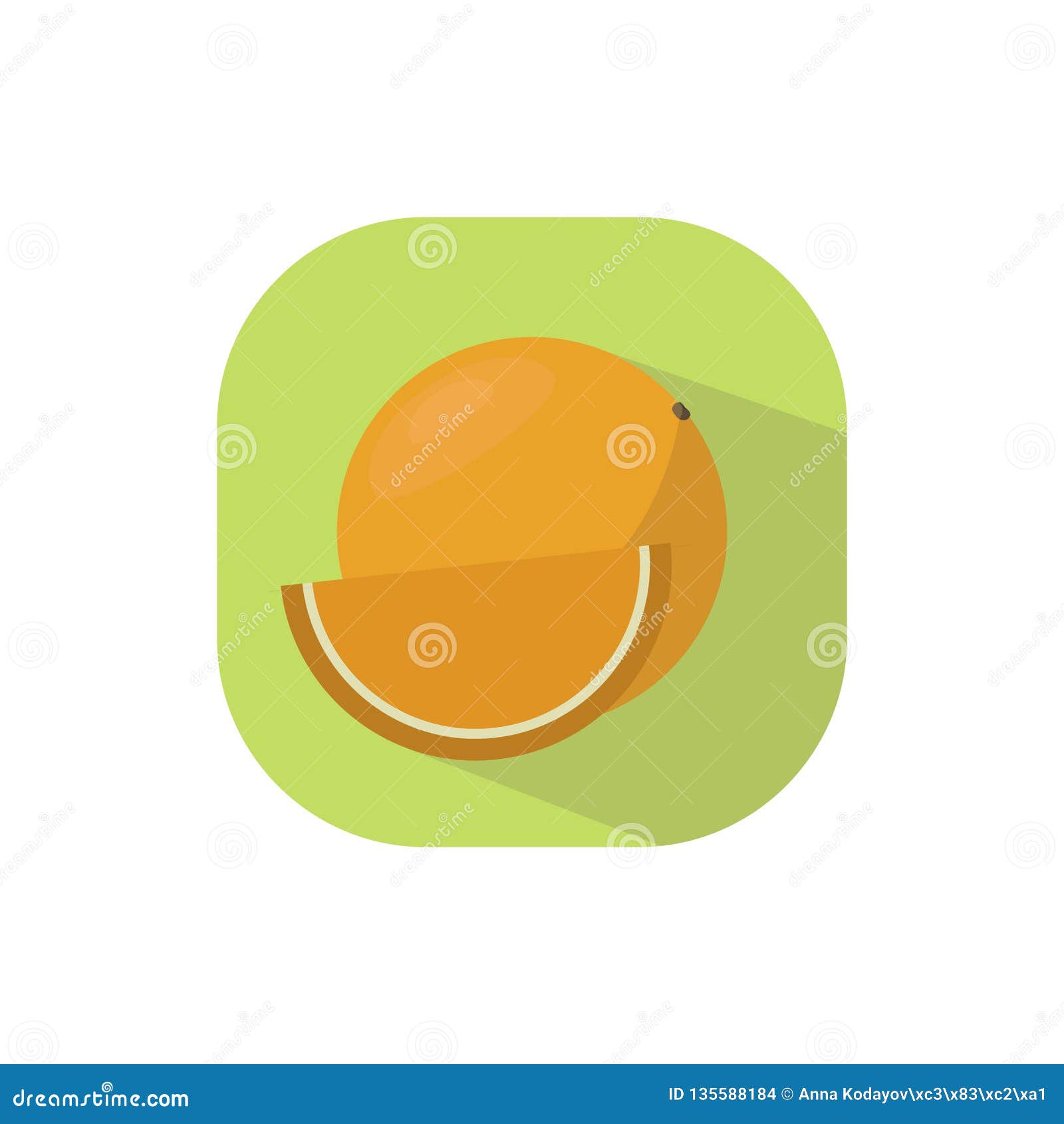 Flat design orange stock illustration. Illustration of dessert - 135588184 Flat design orange stock illustration. Illustration of dessert - 135588184