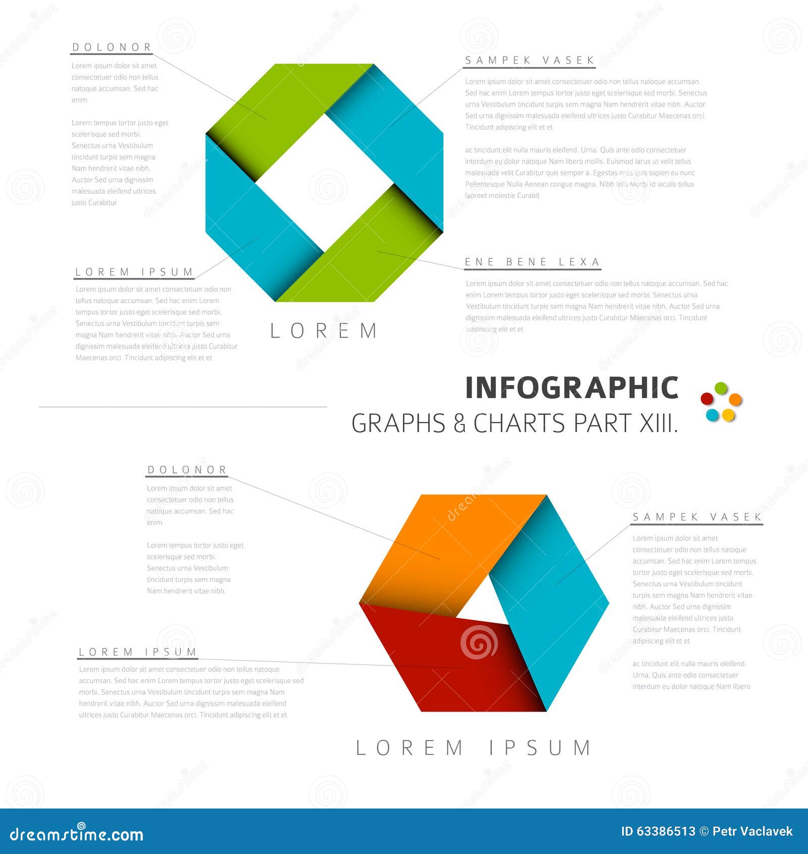 Vector Flat Design Infographic Elements Stock Vector - Illustration of ...