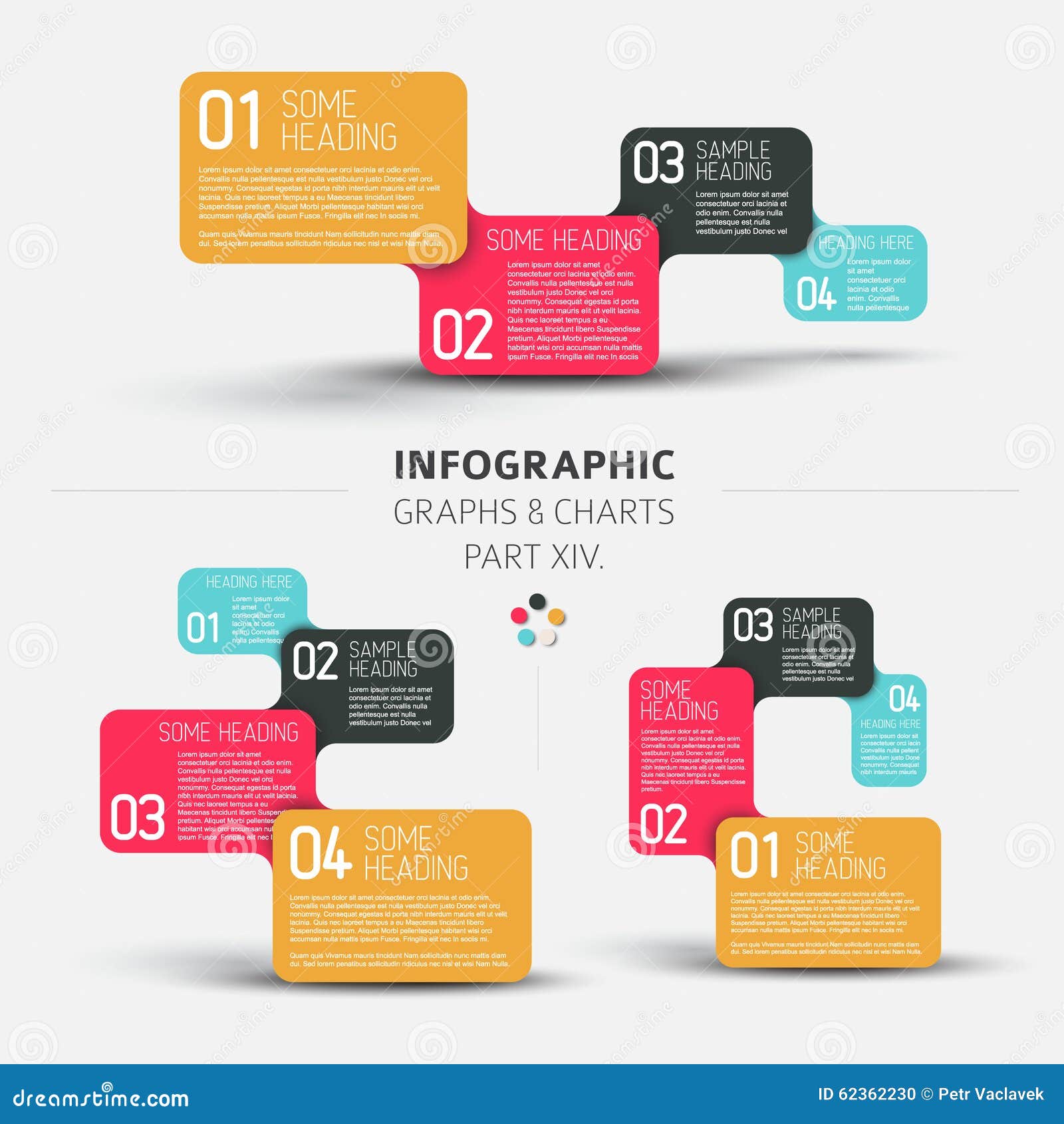 Vector Flat Design Infographic Elements Stock Vector - Illustration of ...