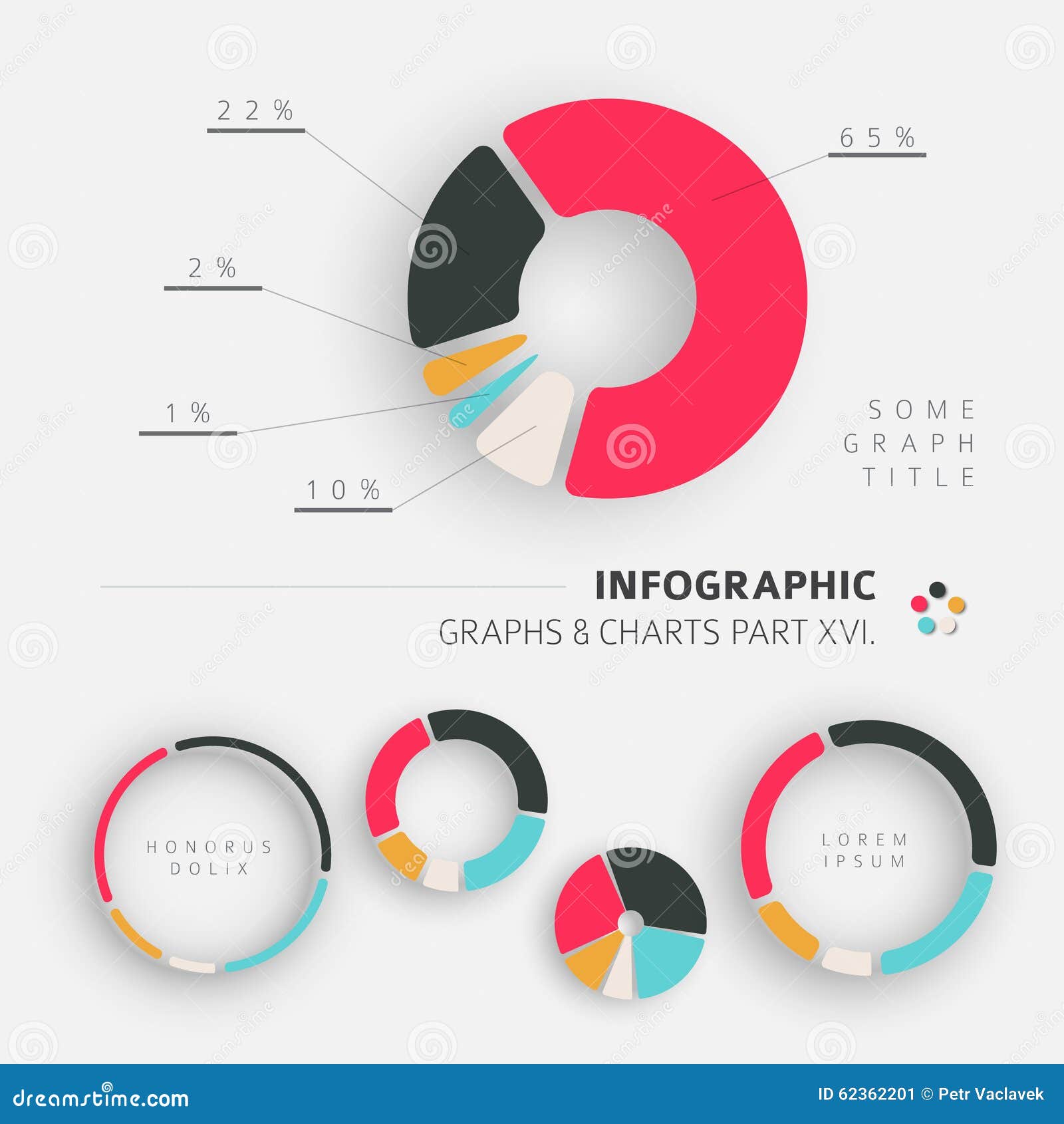 Vector Flat Design Infographic Elements Stock Vector - Illustration of ...