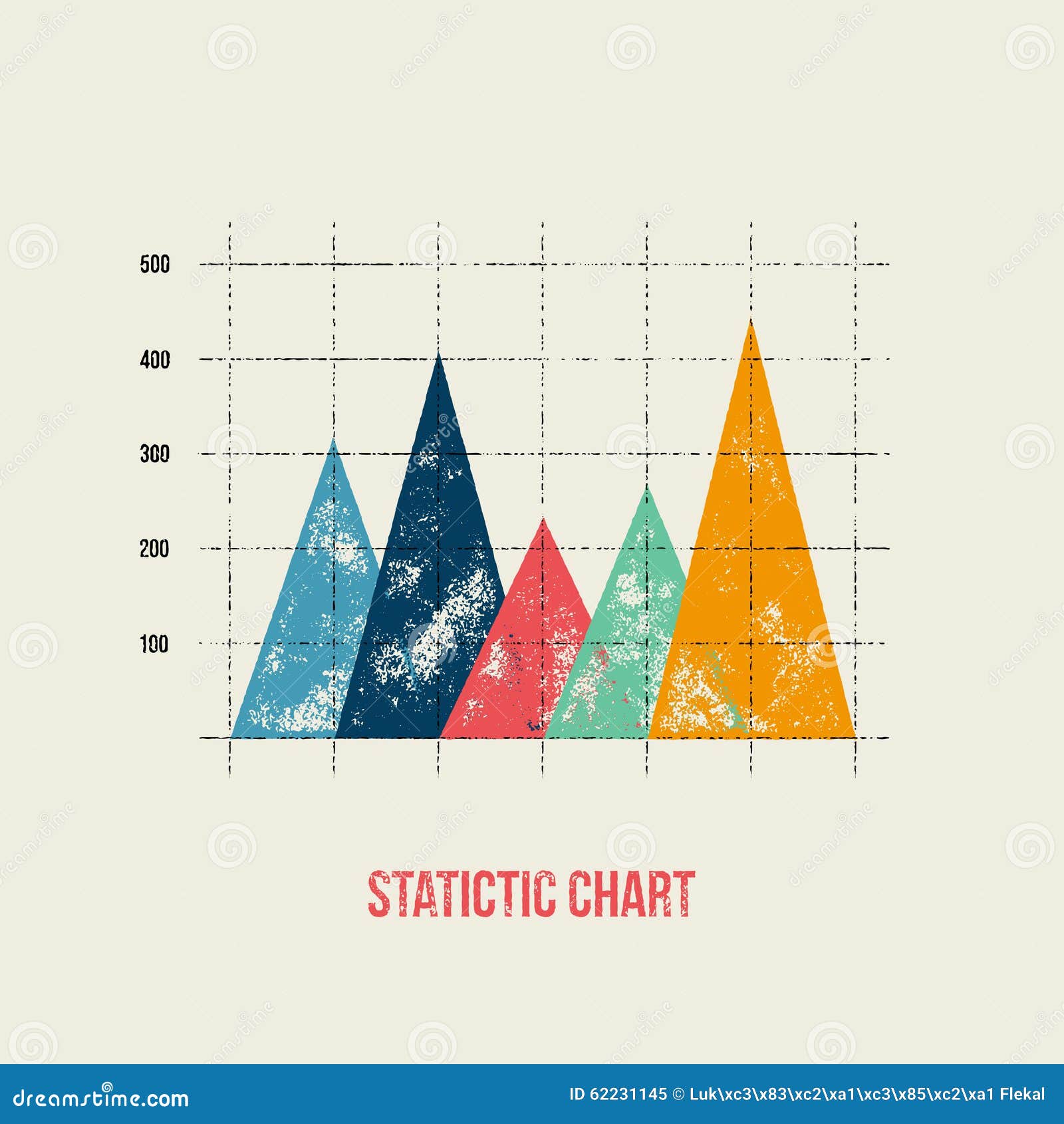Vector Flat Design Infographics Statistics Chart and Graph Stock Vector ...