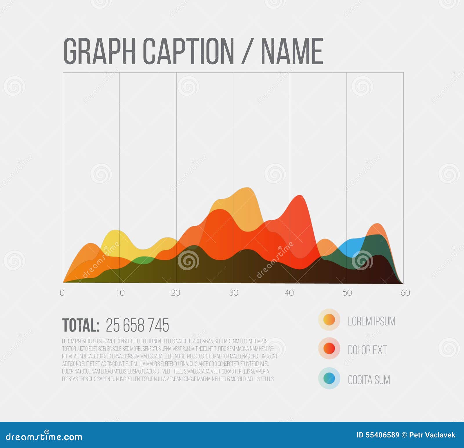 Vector Flat Design Infographics Statistics Graph Stock Illustration ...
