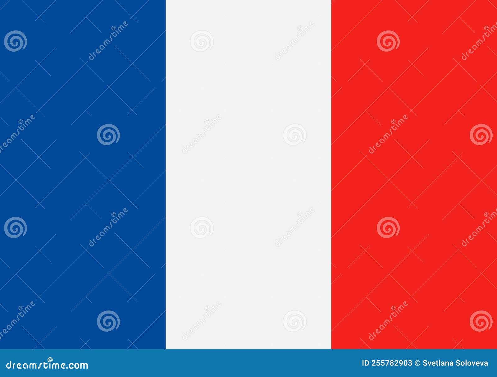 Vector flat France flag stock vector. Illustration of geography - 255782903