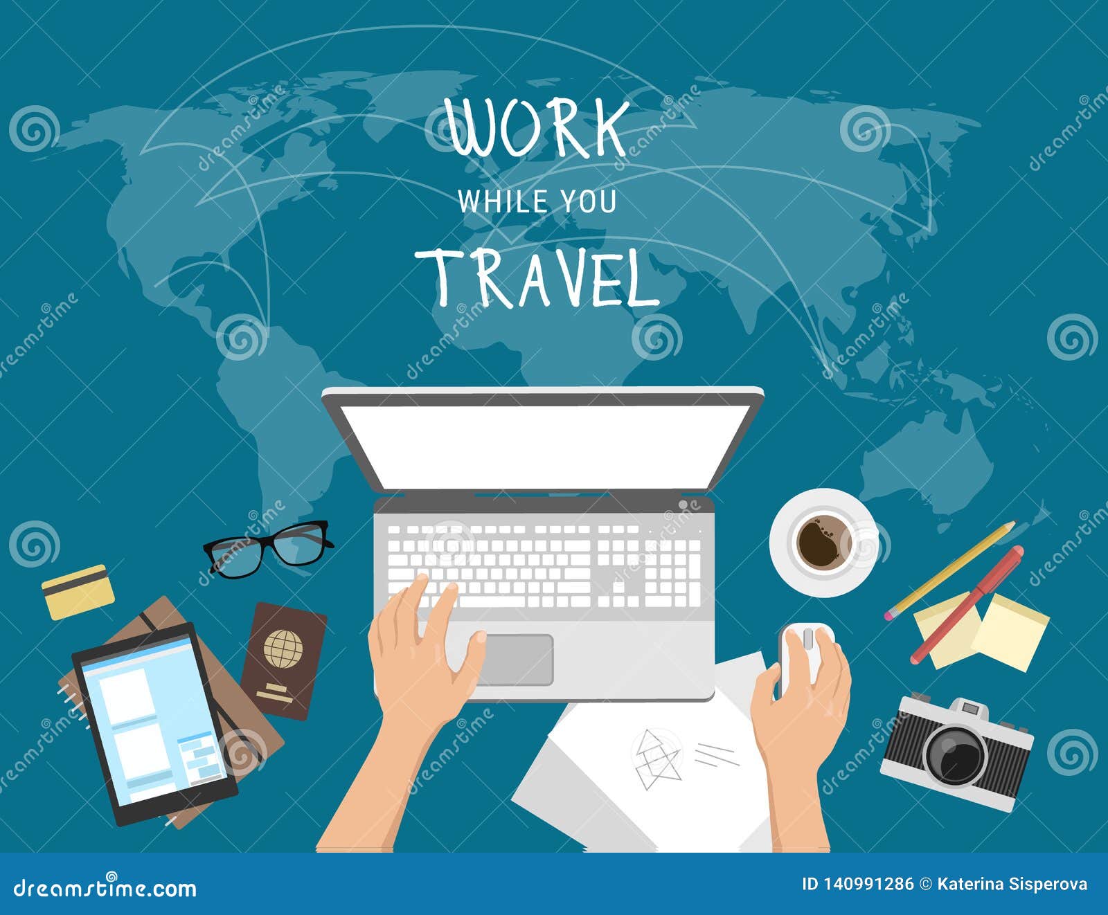 Workplace Tour Isolated Cartoon Vector Illustration. | CartoonDealer ...