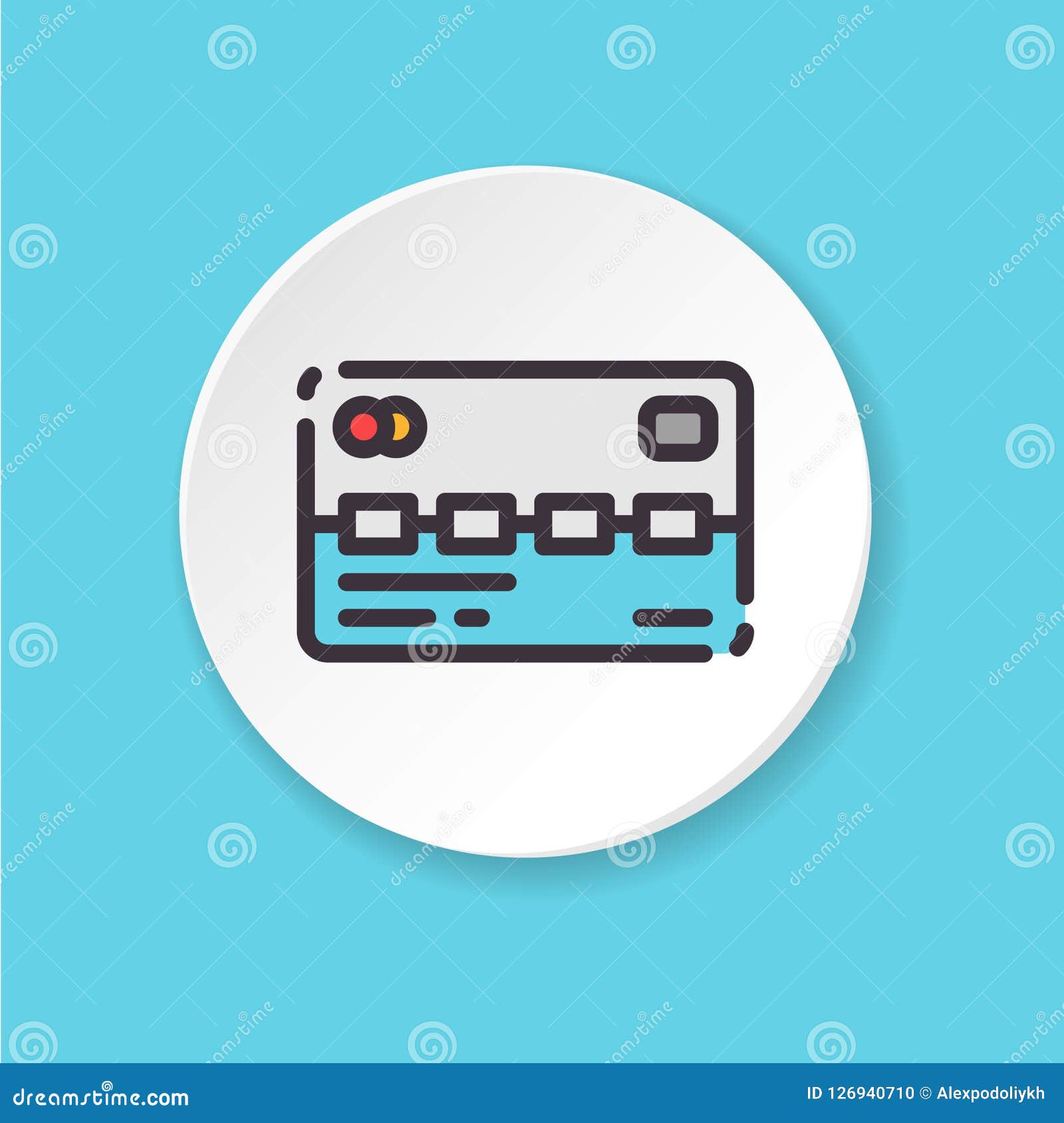 Prepaid Card Line Icons Collection. Convenience, Security, Flexibility ...