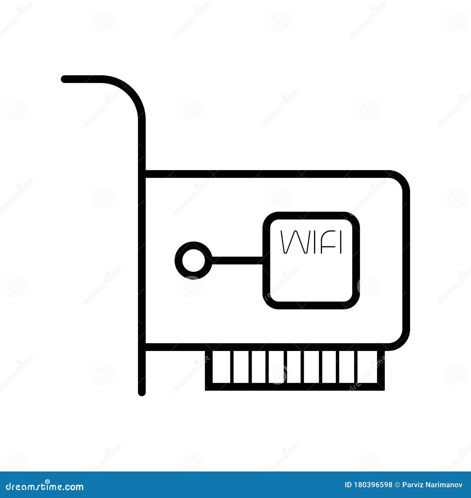Wireless Card NFC RFID Access To Open Parking Gate Icon Set Symbol ...