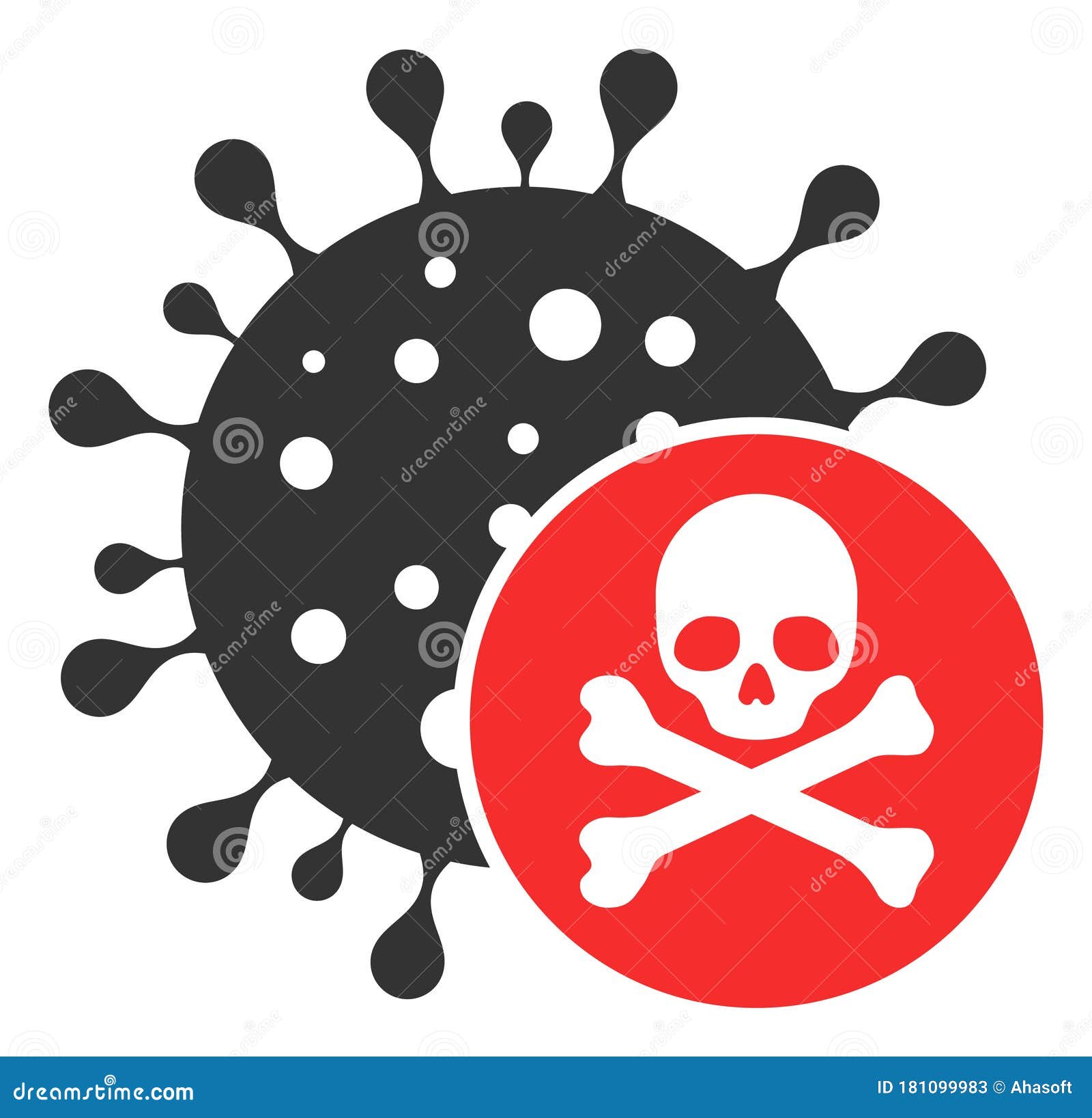 Vector Flat Kill Virus Icon Stock Vector - Illustration of medicine ...