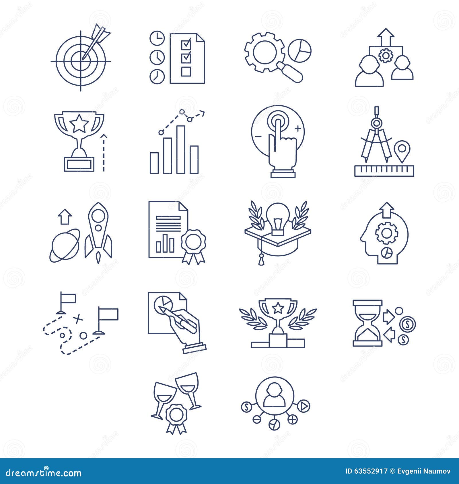 Vector of Flat Line Design and Development Icons Stock Vector ...