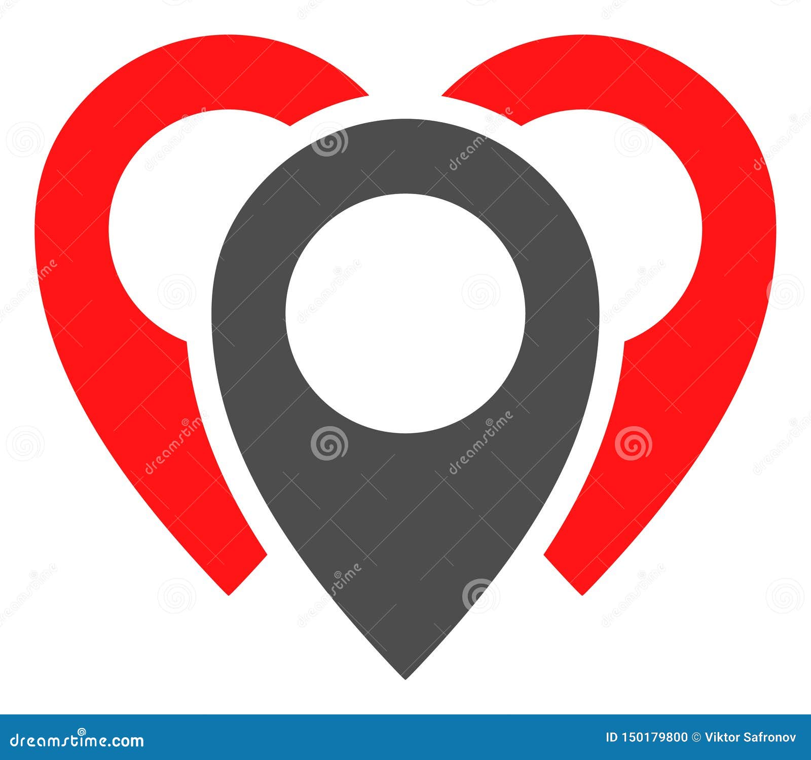 Vector Flat Map Markers Icon Stock Vector - Illustration of flat ...
