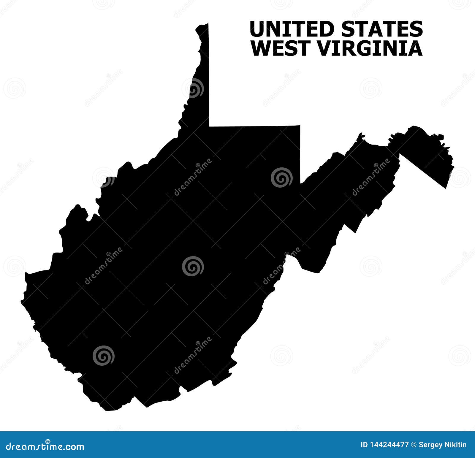 West Virginia Map. State And District Map Of West Virginia. Political ...