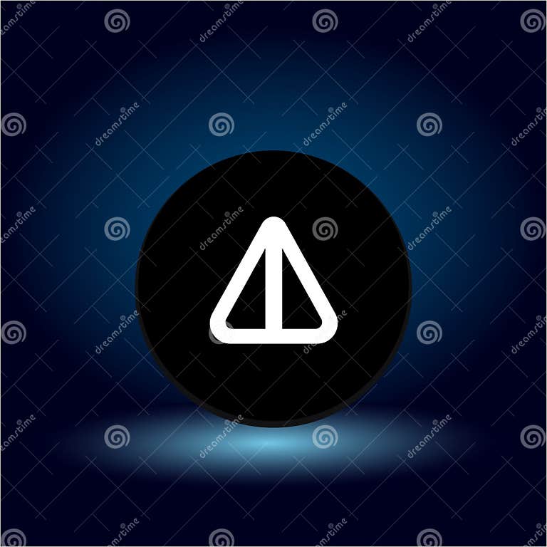 Vector Flat Notcoin Token Symbol on Blue Background Editorial Photo ...