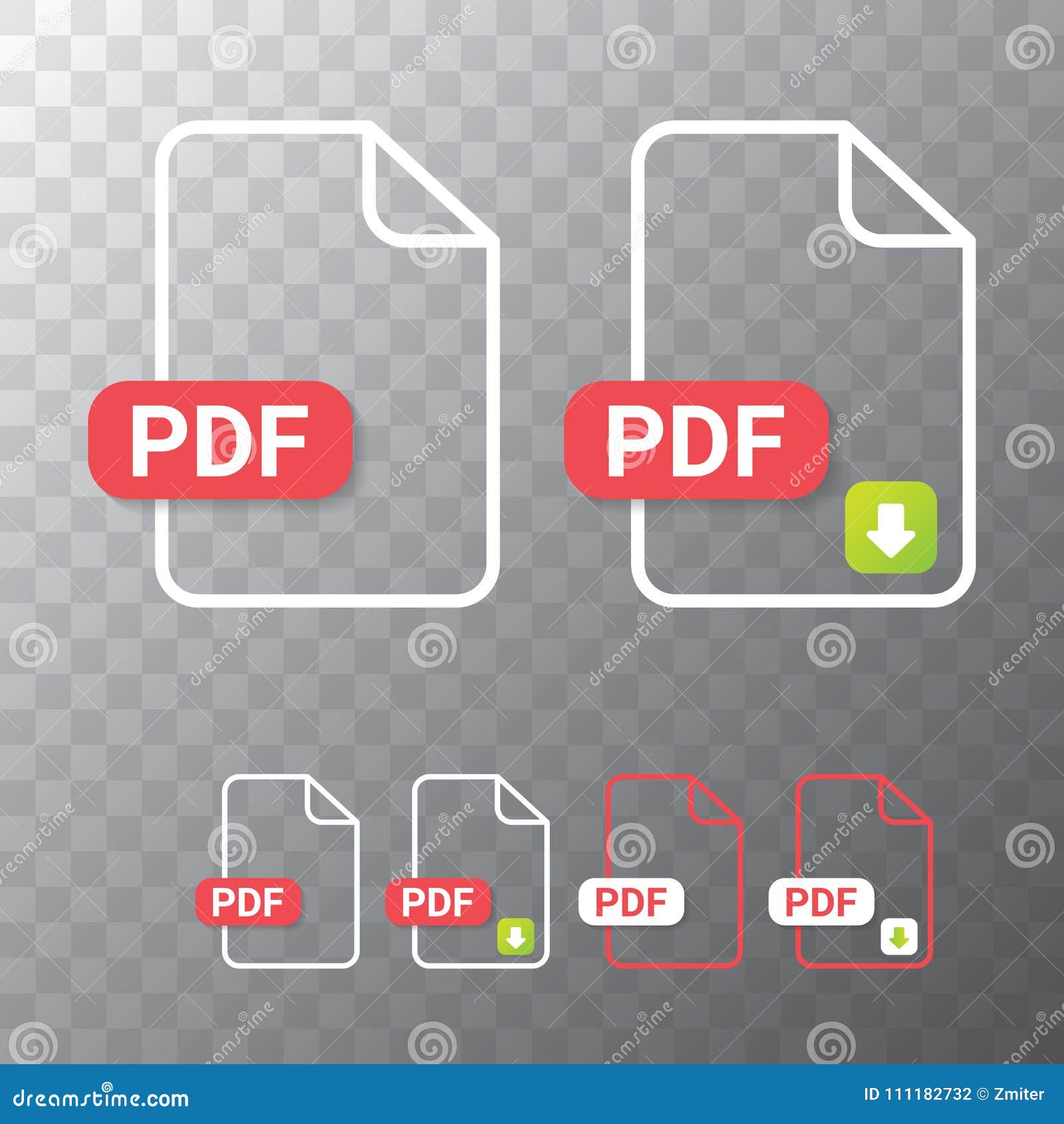 Vector Flat PDF File Icon And Vector Pdf Download Icon Set Isolated On ... Vector Flat PDF File Icon And Vector Pdf Download Icon Set Isolated On ...