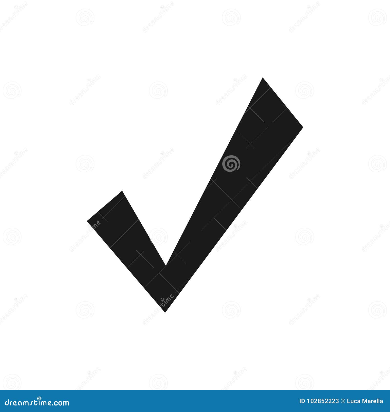 Valid sign stock vector. Illustration of confirm, doodle - 102852223