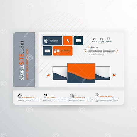 Vector Flat User Interface (UI) Infographic Template / Design Stock ...