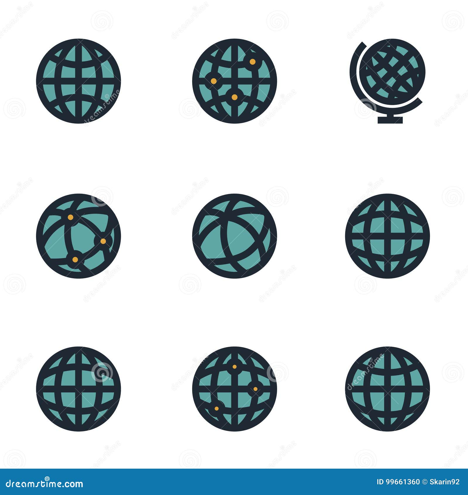 Vector Flat World Map Icons Set Stock Illustration - Illustration of ... Vector Flat World Map Icons Set Stock Illustration - Illustration of ...