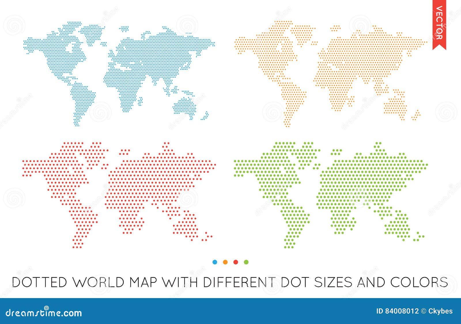 Vector Flat World Map Infographic. Map of the World Stock Vector ...