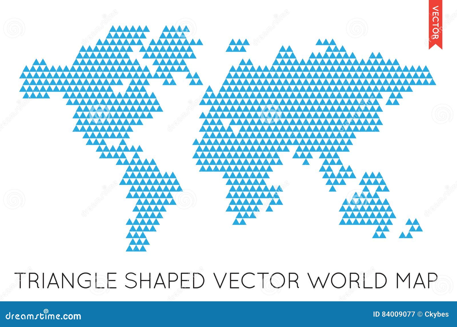 Vector Flat World Map Infographic. Map of the World Stock Vector ...