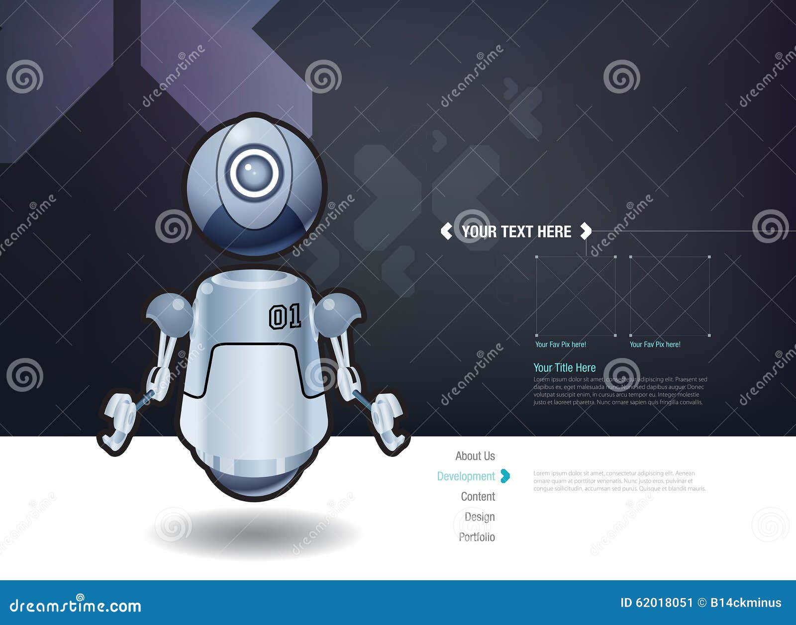 Futuristic Floating Robots