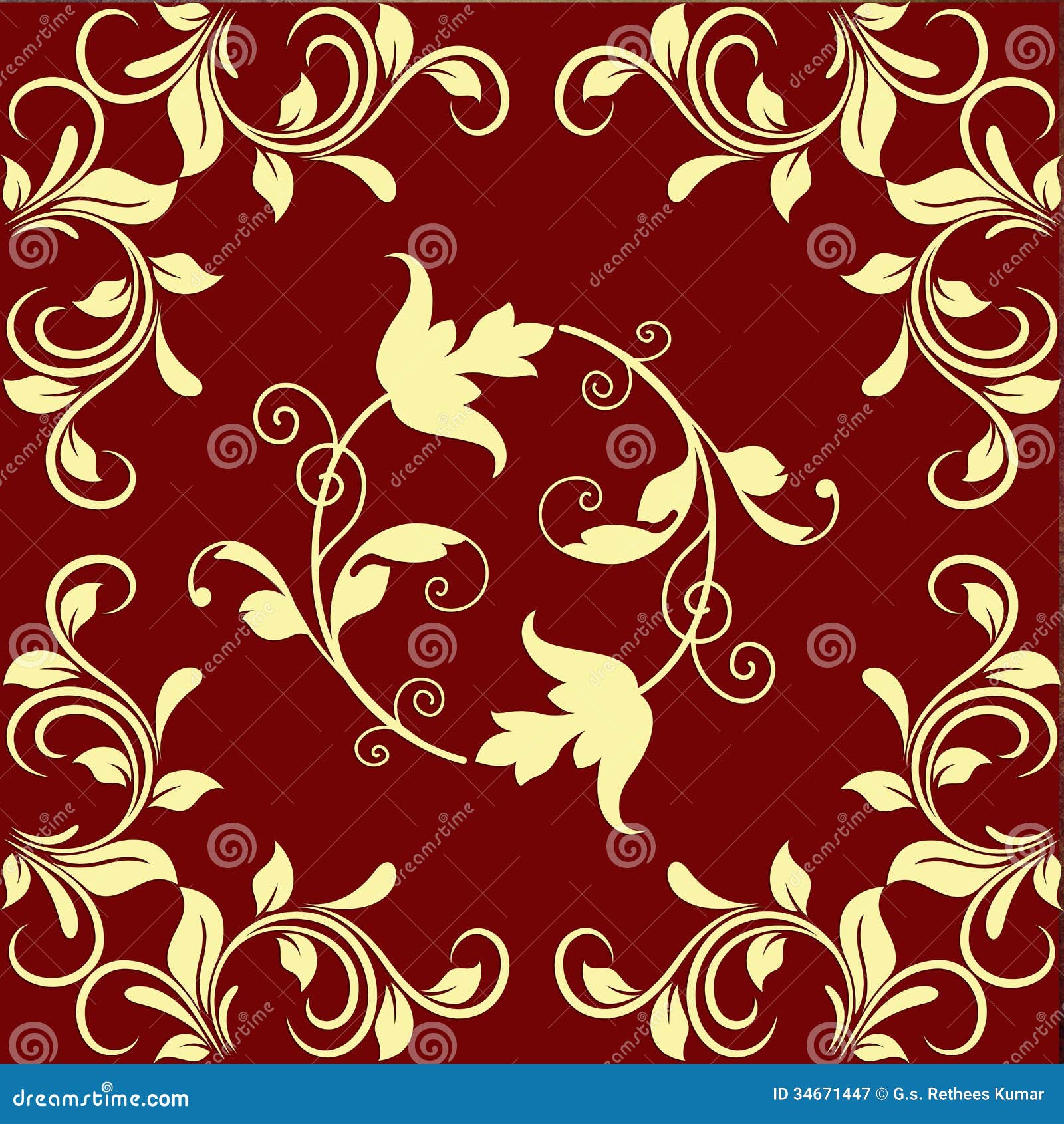 Vector floral background stock illustration. Illustration of flower ...