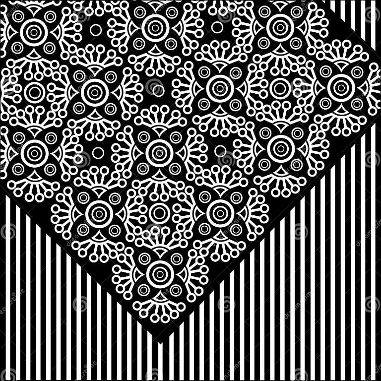 Vector Floral Lace Pattern Stock Vector Illustration Of Decorative