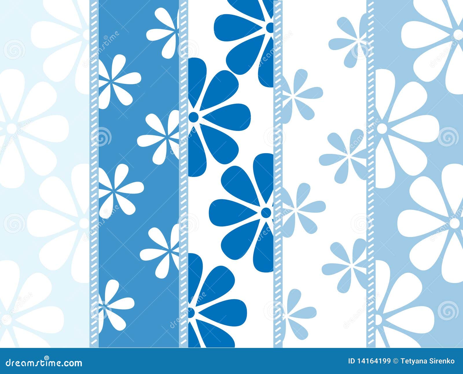 Vector Floral Pattern with a Country Style Stock Vector - Illustration ...